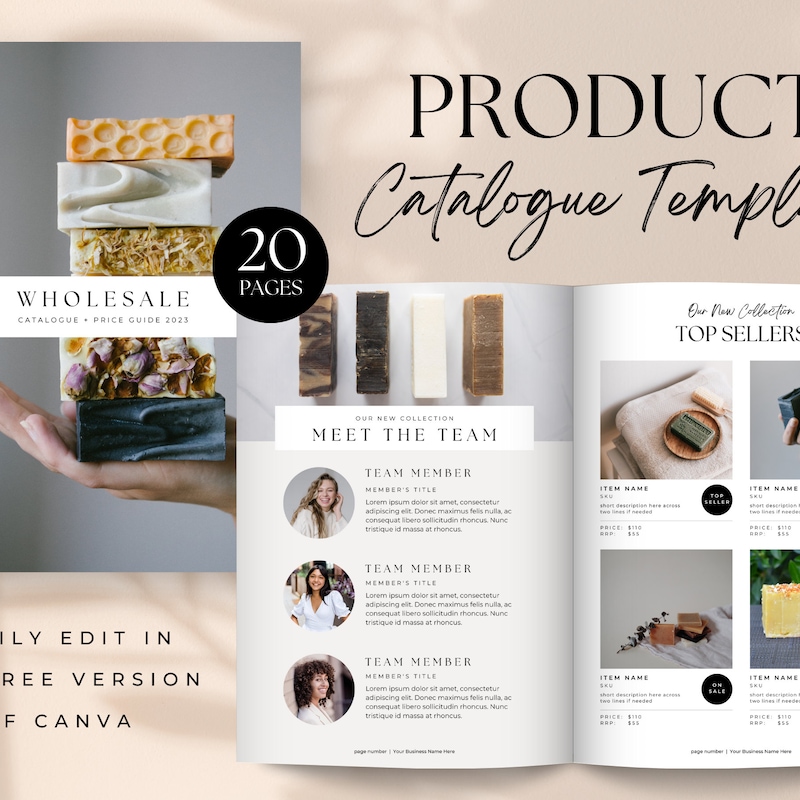 Catalogue Template - Etsy
