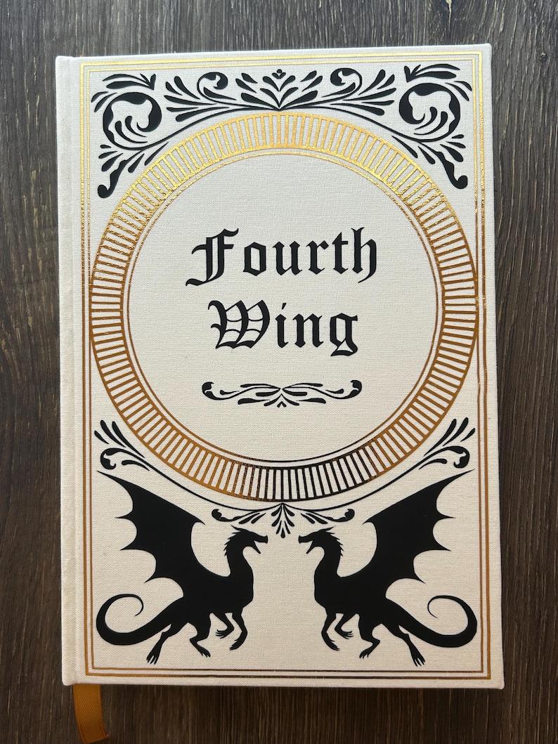 Fourth Wing Special Edition Clothbound Hardcover Rebind - Etsy