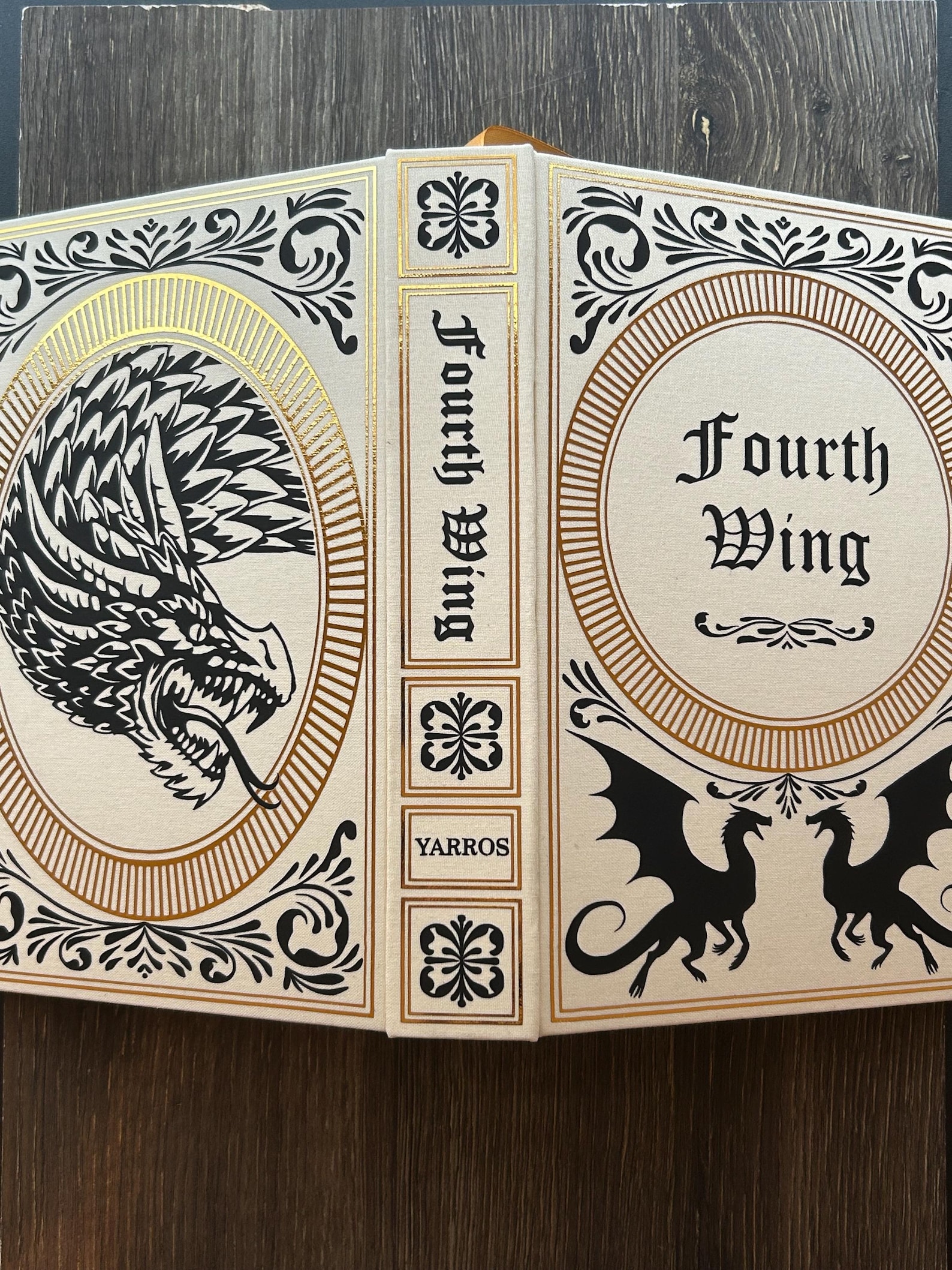 Fourth Wing Special Edition Clothbound Hardcover Rebind - Etsy