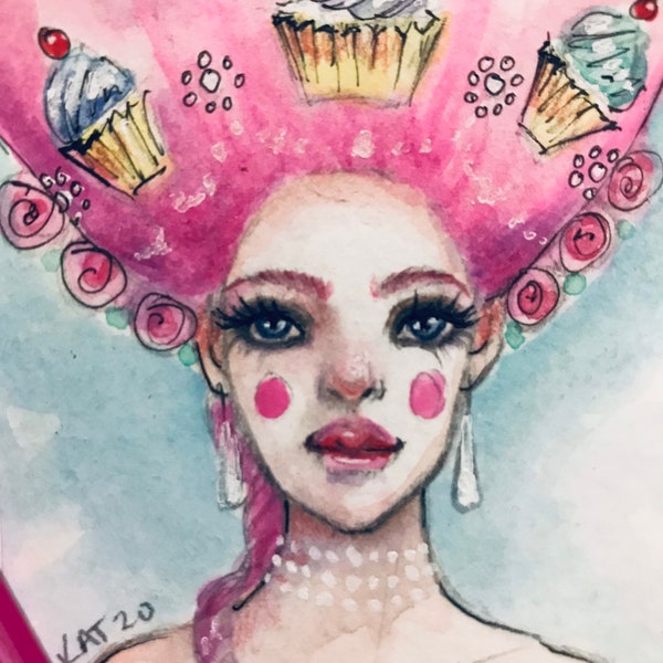 Marie Antoinette Illustration - Etsy
