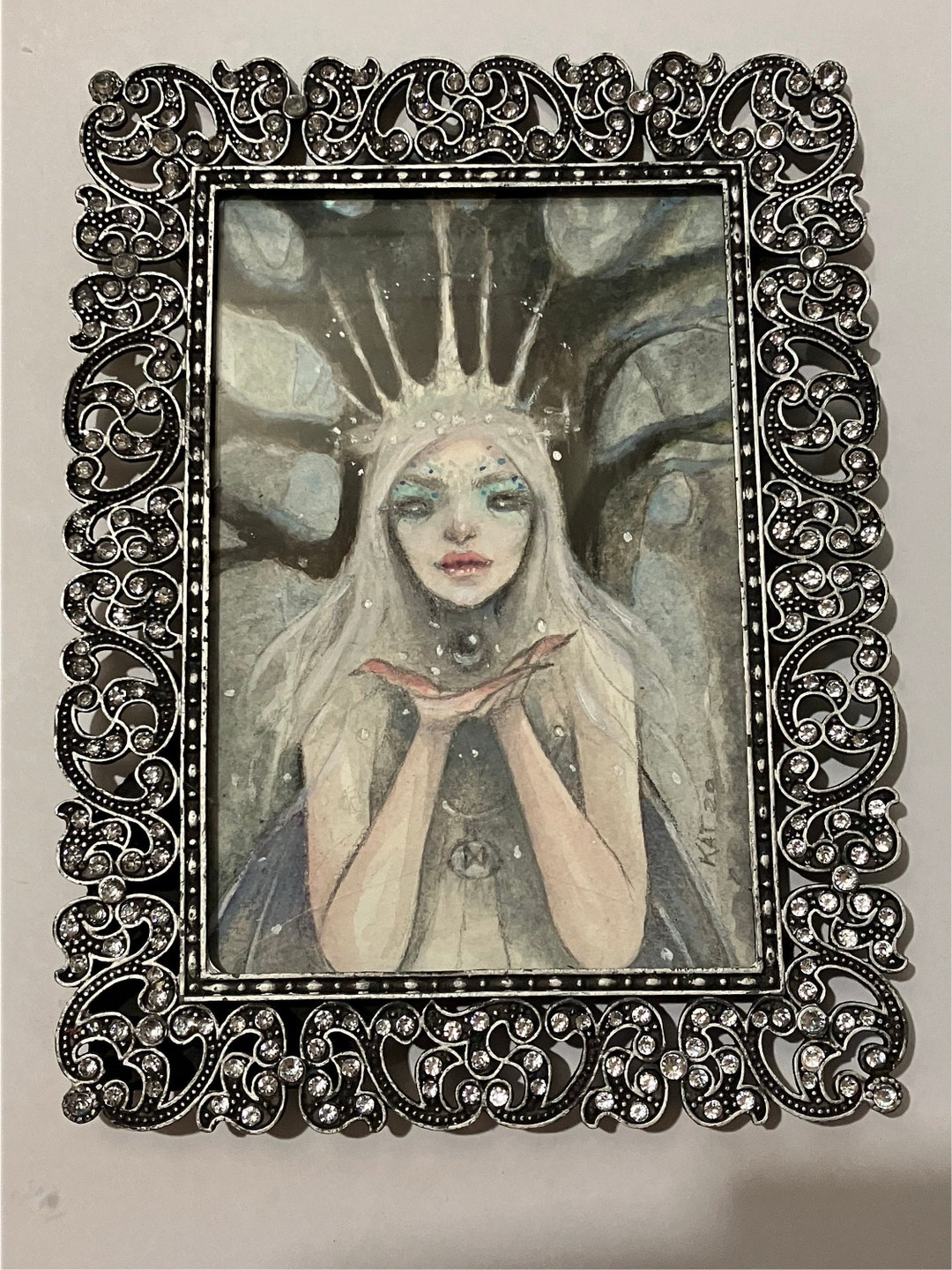 White Wood Witch, Australian Artist, Original Art, Illustration, Kim ...