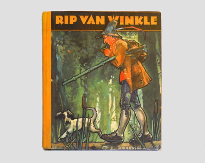 Rip Van Winkle, Vintage Rip Van Winkle Book, Vintage Classic Book ...
