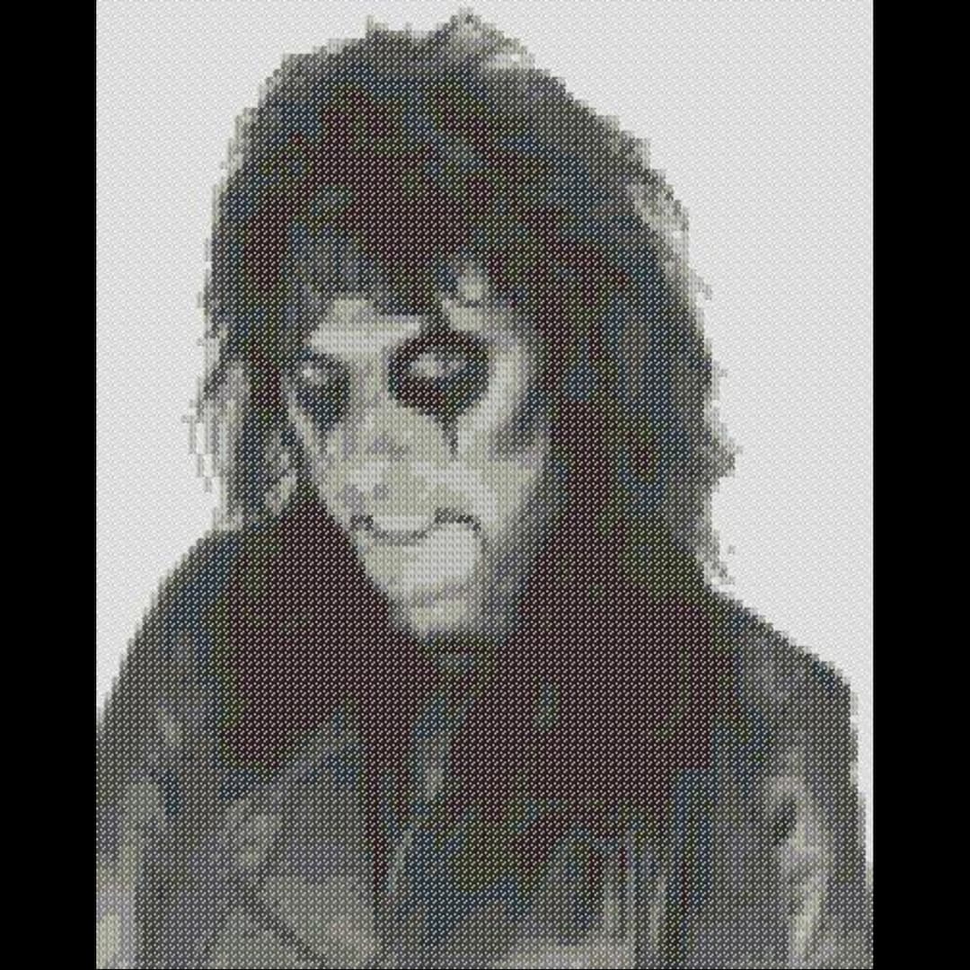 Alice Cooper Cross Stitch Pattern - Etsy