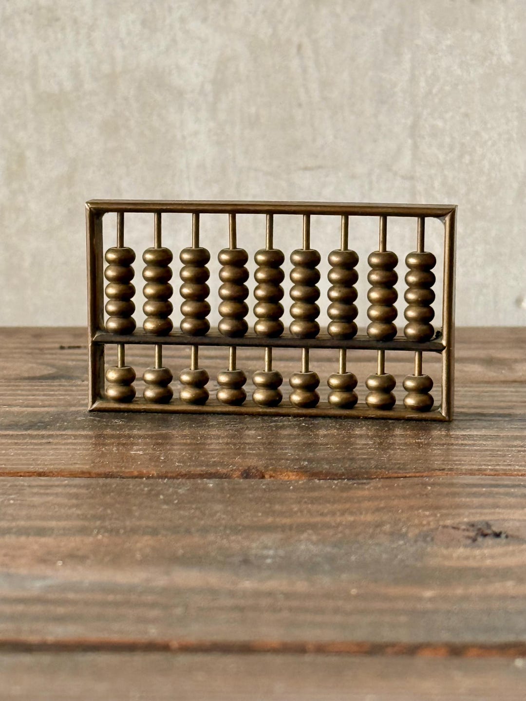 Vintage Miniature Solid Brass Abacus, 1970s, Counting Device, Math - Etsy
