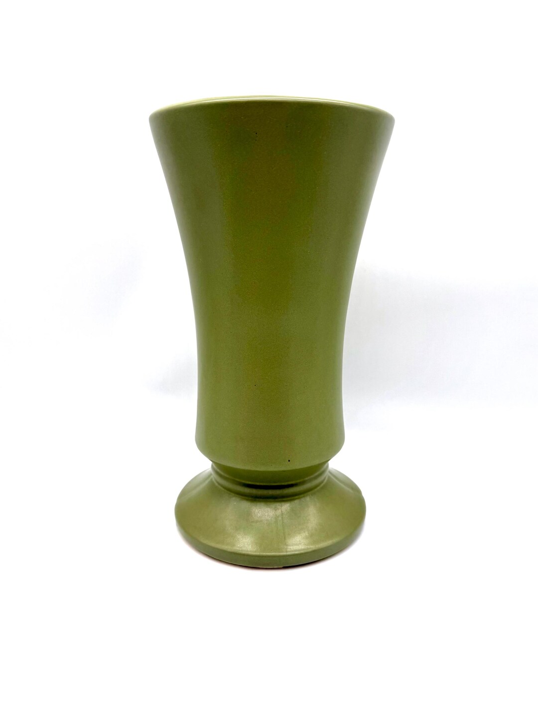 Vintage Large Green Mccoy Pottery Floraline Vase | 1960s - Etsy