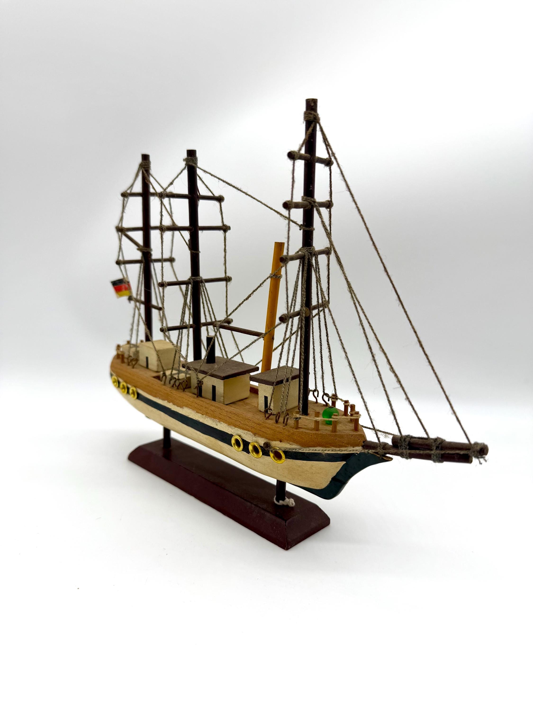 Vintage Sailing Ship Model - Etsy