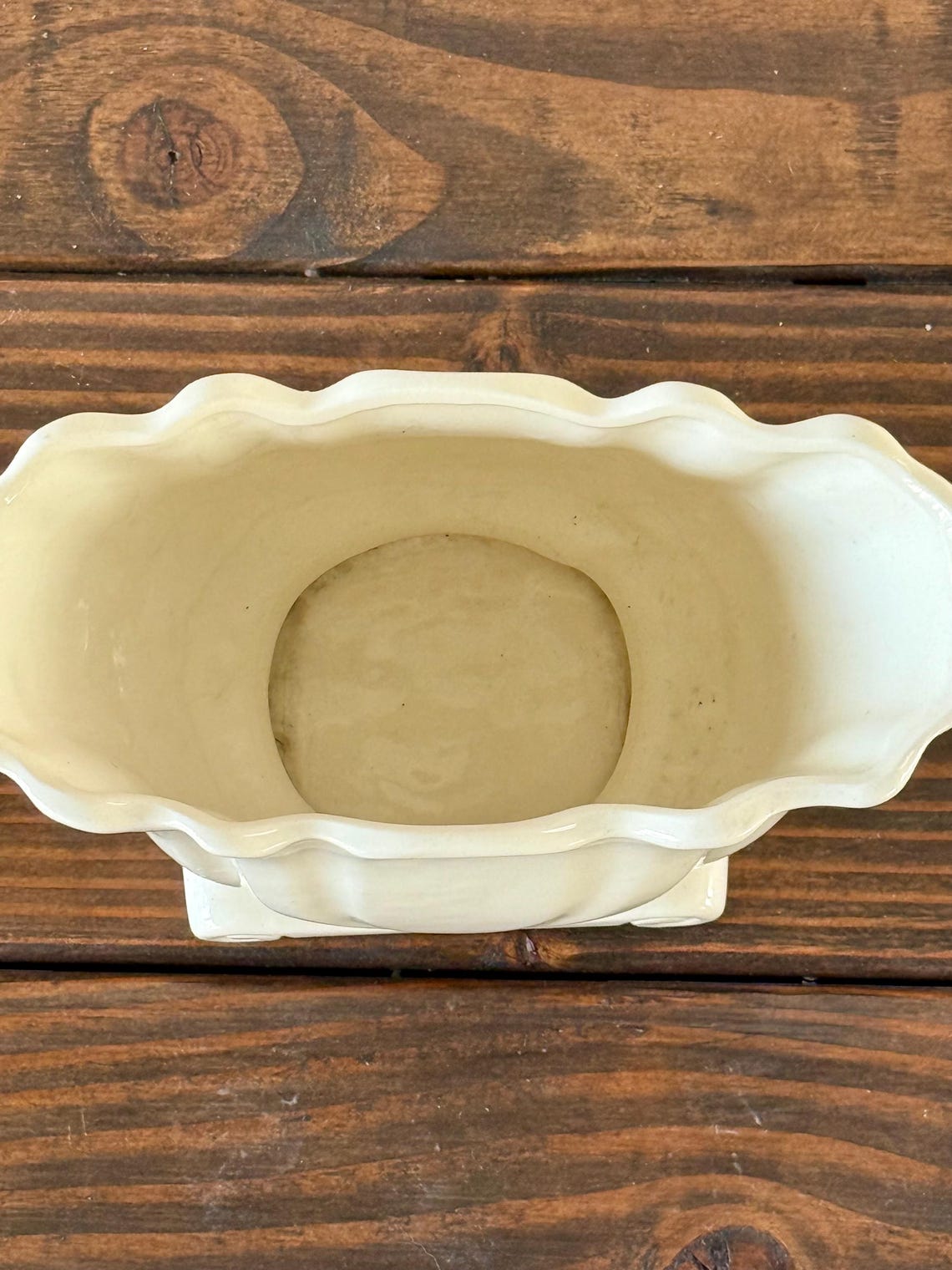 Vintage Cream Urn, Planter - Etsy