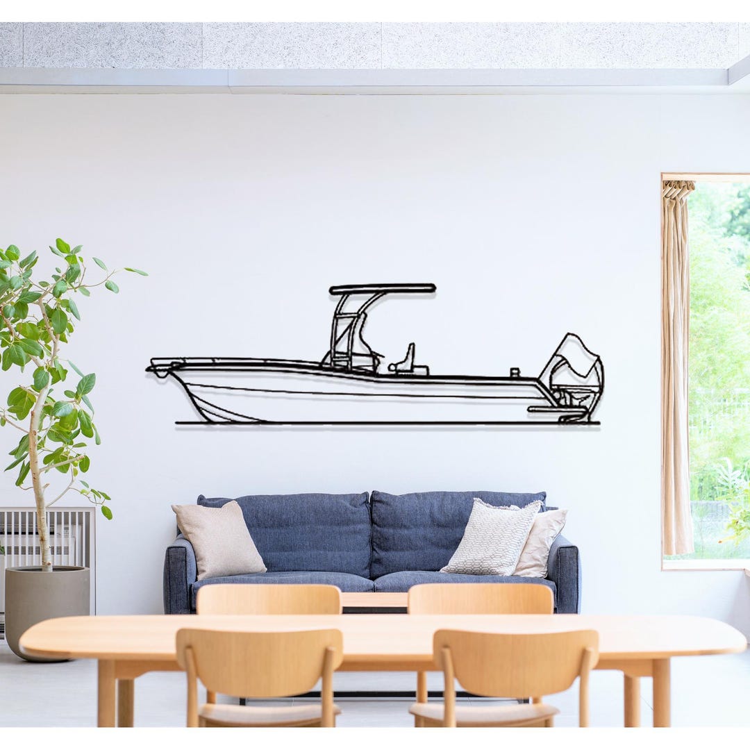 Sailfish 280CC Evo Boat Metal Wall Art, Luxury Boat Art, Boat Wall ...
