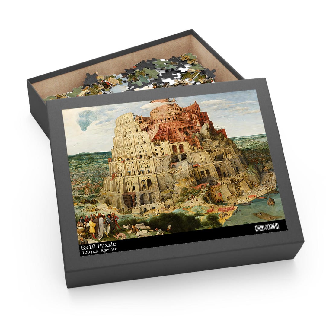 Bruegel "the Tower of Babel" Jigsaw Puzzle assemble a Majestic World ...