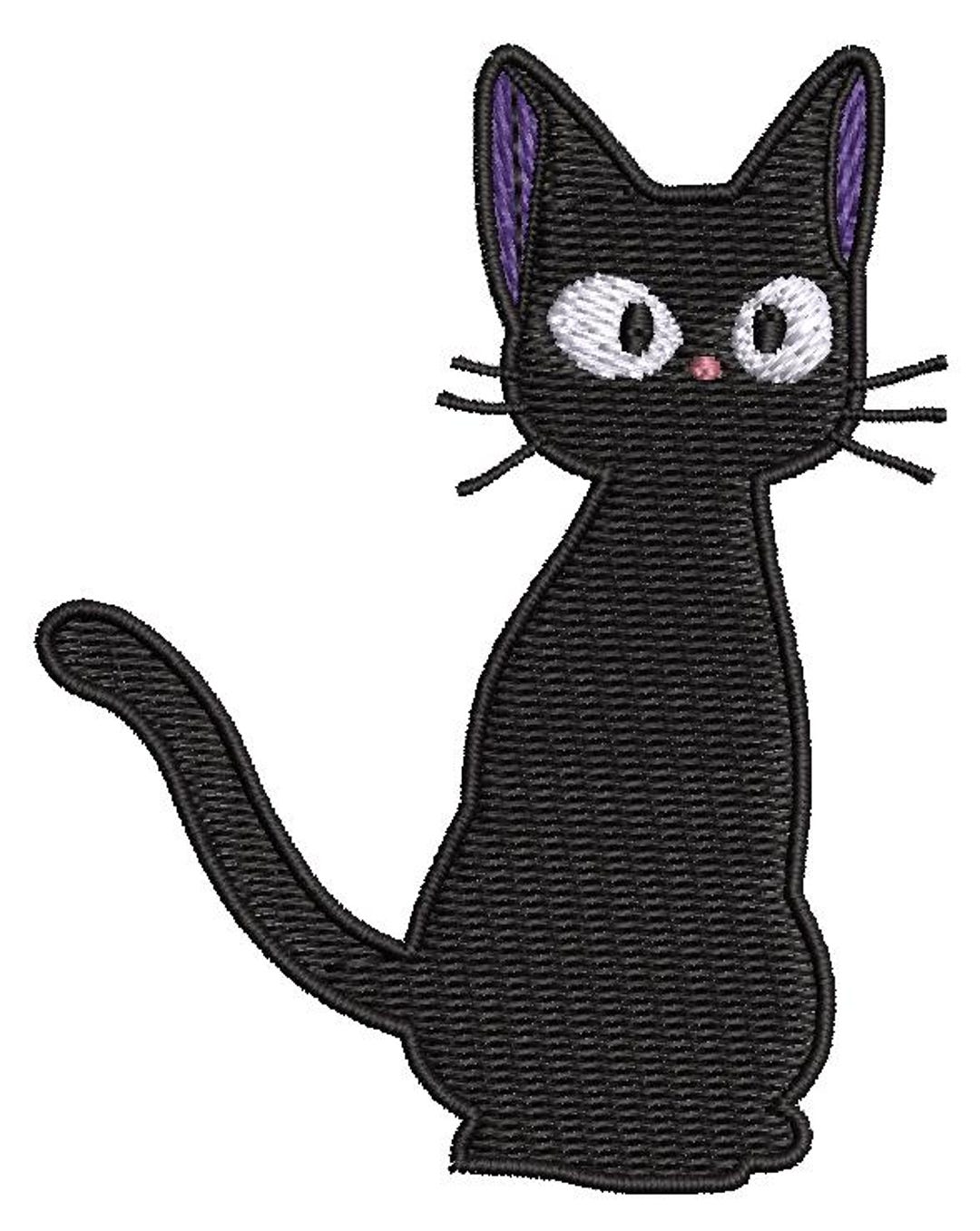 Studio Ghibli - Kiki's Delivery: Jiji (digitized Embroidery Design) - Etsy