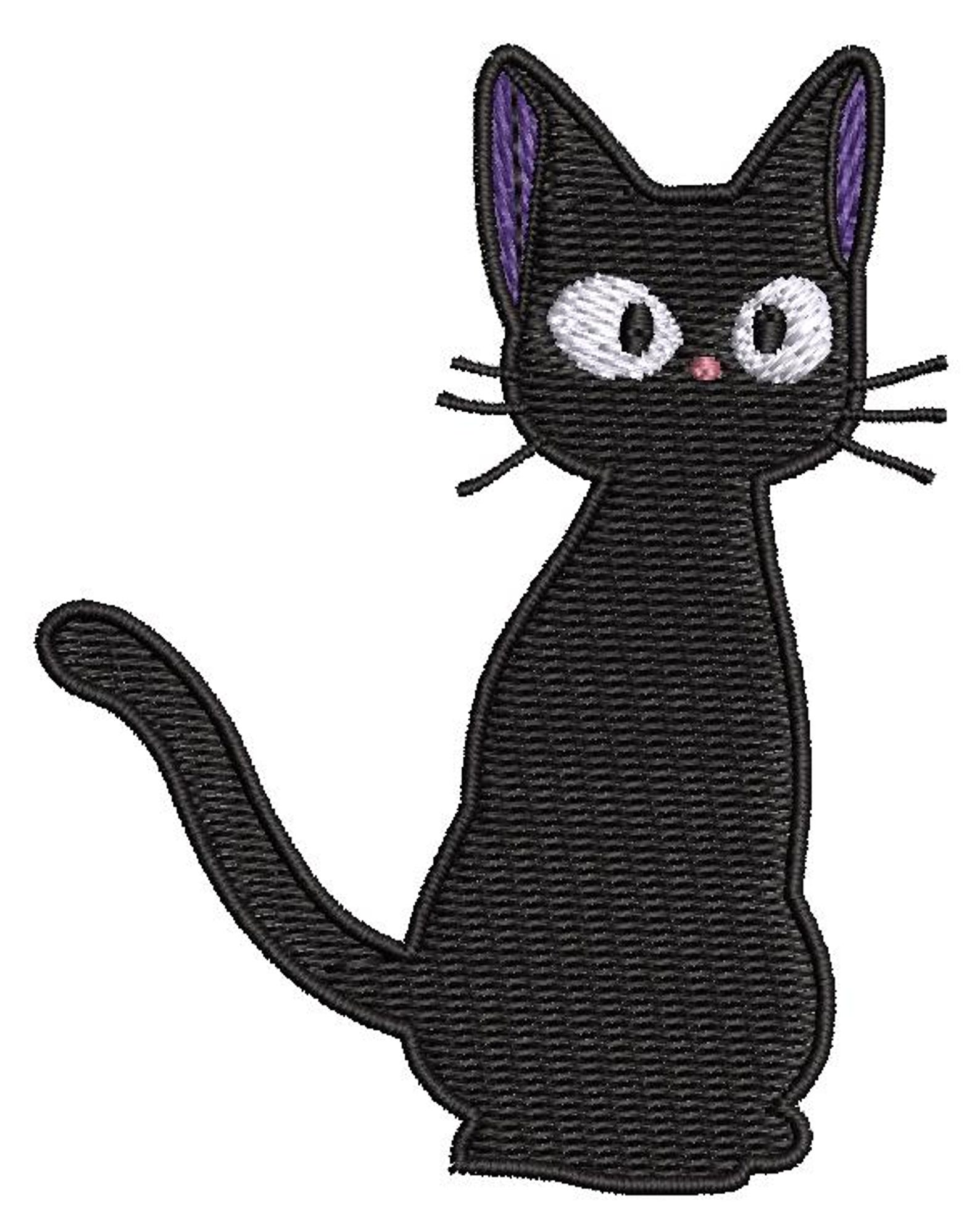 Studio Ghibli - Kiki's Delivery: Jiji (digitized Embroidery Design) - Etsy