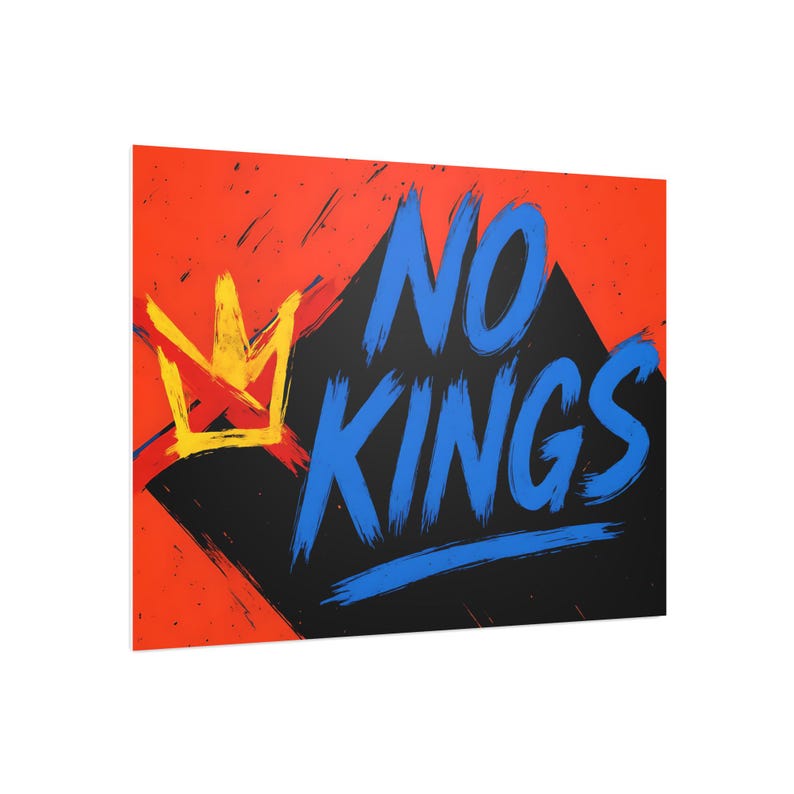 No Kings Protest Sign: Activist Foam Board for Rallies - Etsy Australia
