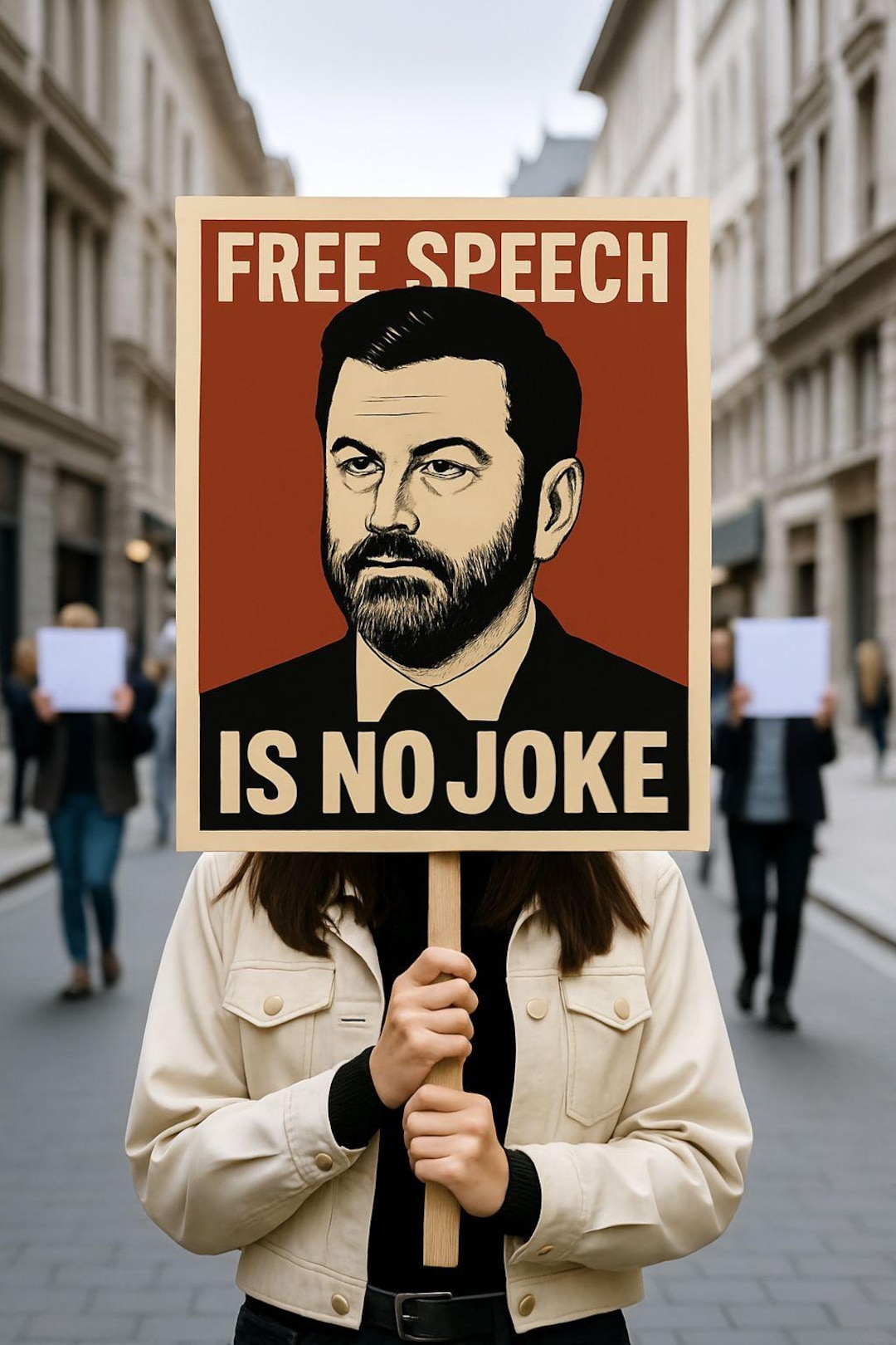 Jimmy Kimmel - Protest Sign or Poster – Print at Home – PNG, PDF - Etsy