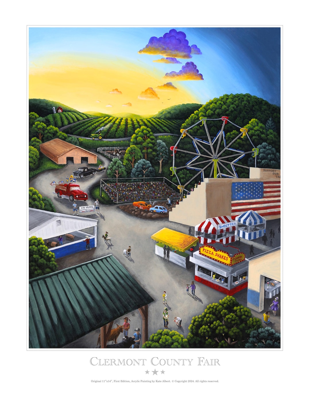 Clermont County Fair - Limited Edition Print, Signed and Numbered by ...
