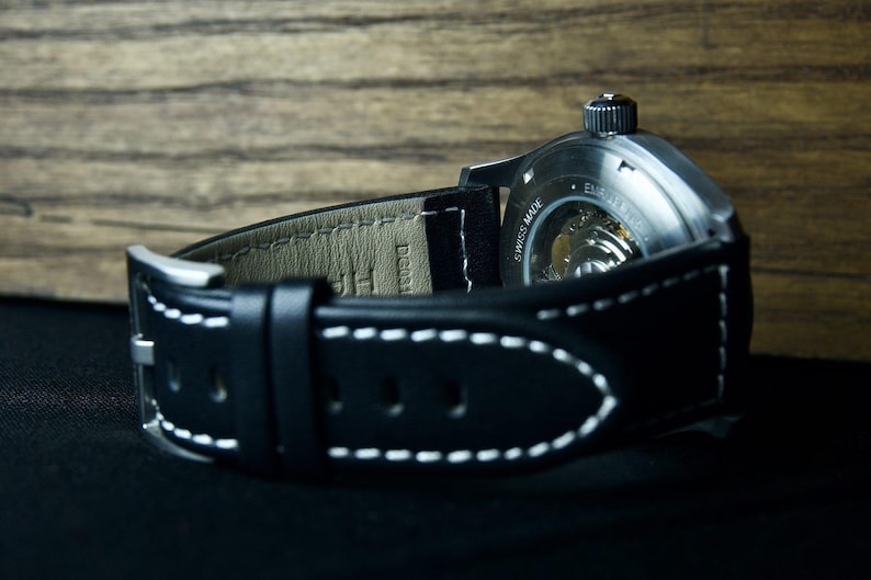 Hamilton Khaki Black Dial Watch – Limited Edition Vintage Style Swiss ...