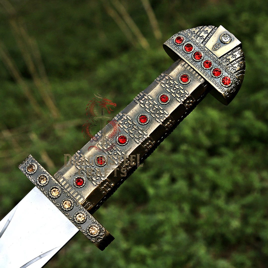 King Ragnar Lothbrok Viking Sword Handcrafted Authentic Norse Replica ...