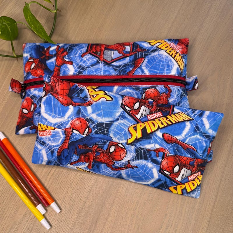 Spider Man Pencil Case - Etsy