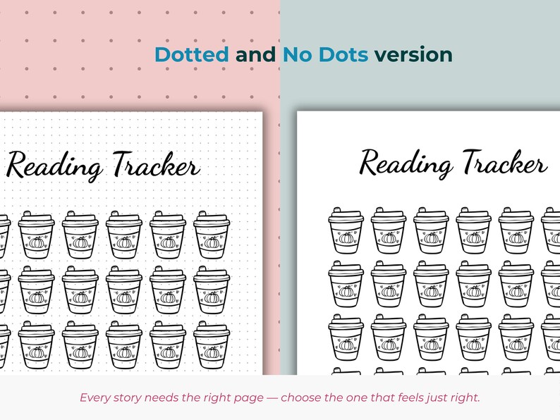 Fall Reading Tracker Printable, Pumpkin Spice Reading Log, Daily ...