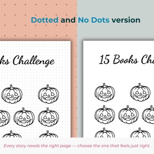 Pumpkin Book Tracker Printable, Fall Reading Log for 15 Books ...