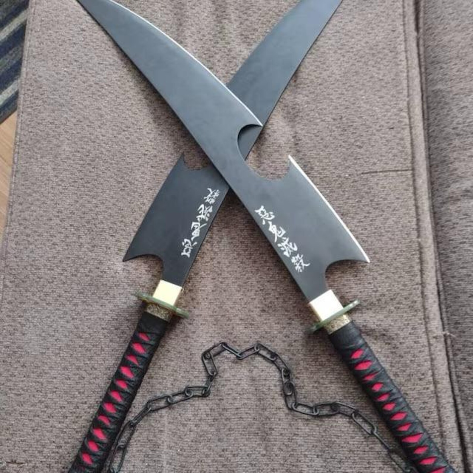 Tengen Uzui Twin Nichirin Demon Slayer Sword Double Anime Sword, Anime ...