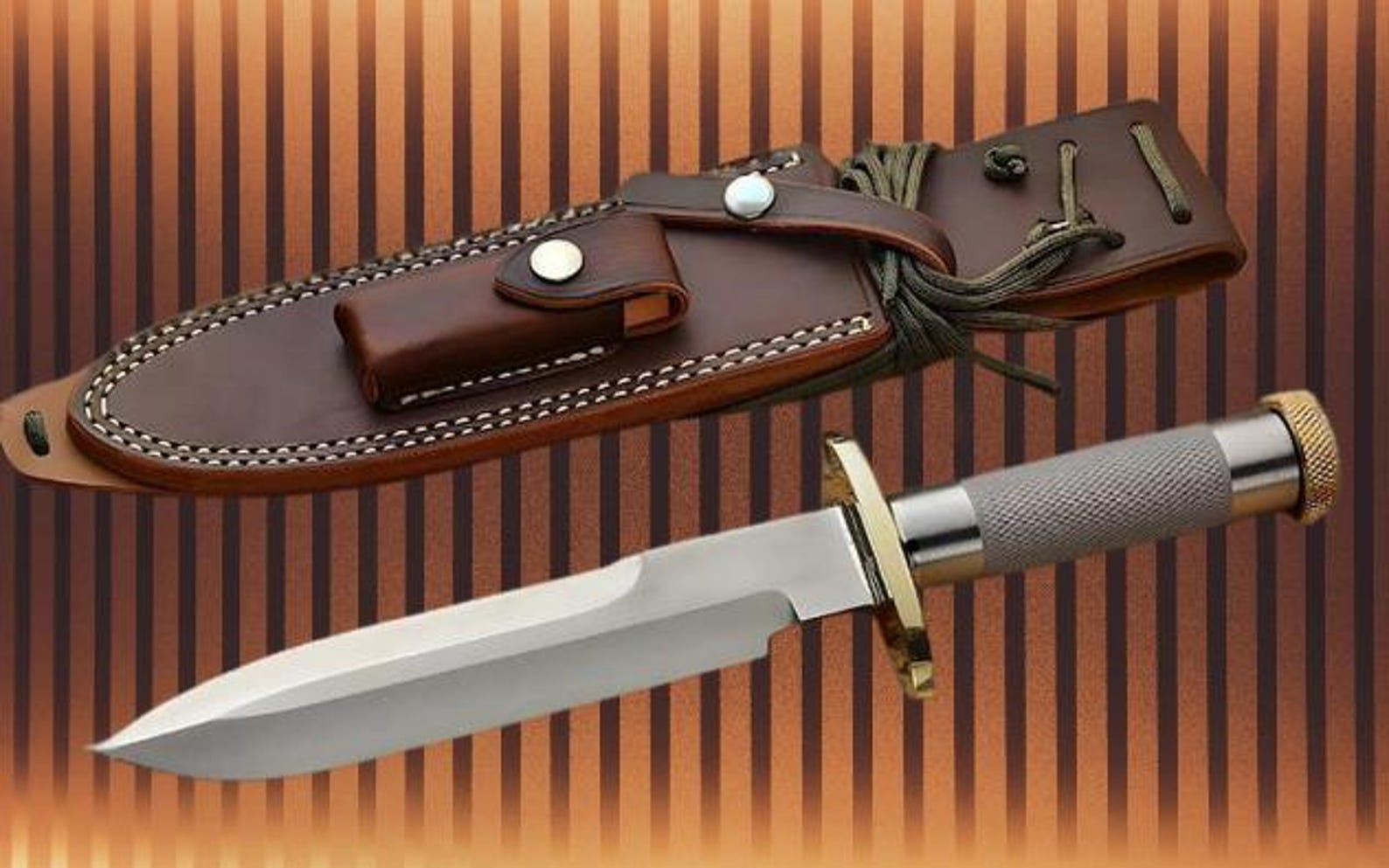 Custom Handmade Randall Replica Bowie Knife Carbon Steel Hunting ...