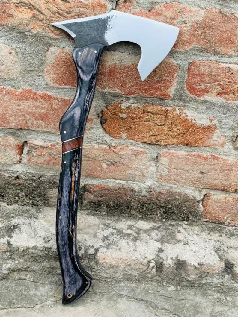 Handcrafted Tomahawk Axe | Full Tang Axe | Camping Small Axe | Viking ...