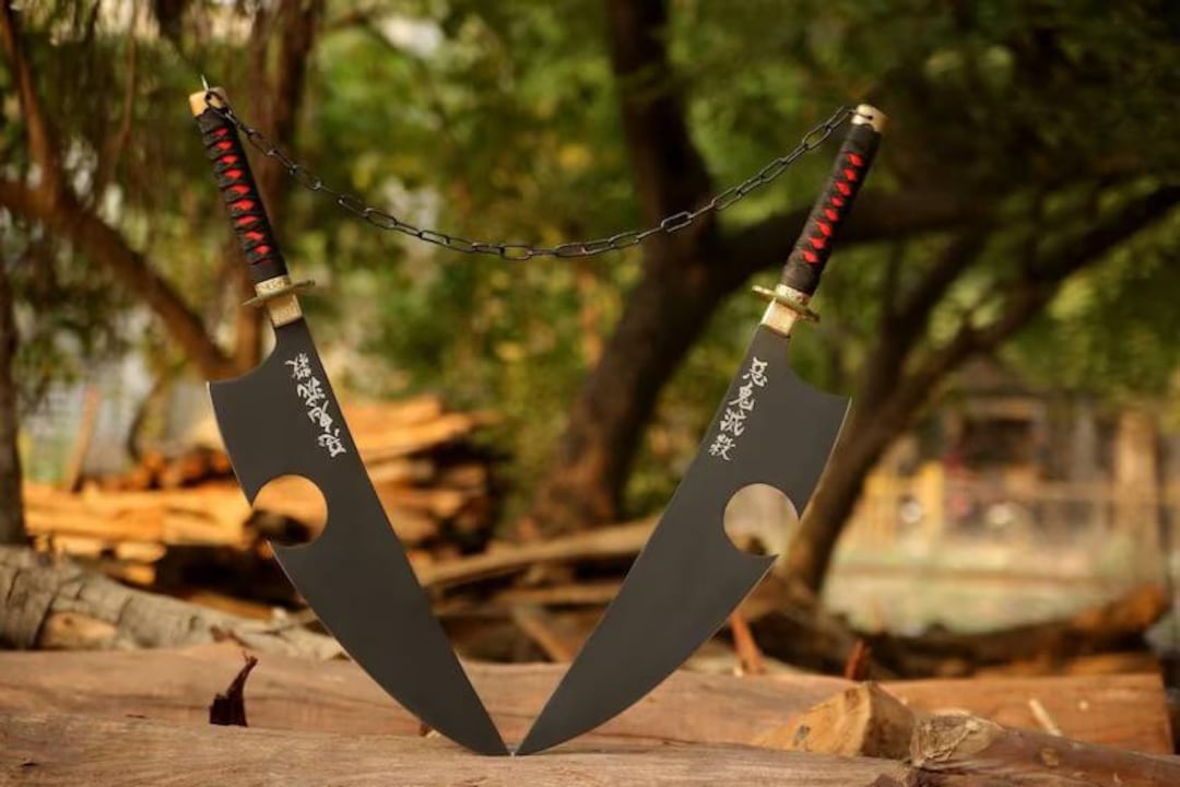 Tengen Uzui Twin Nichirin Demon Slayer Sword Double Anime Sword, Anime ...