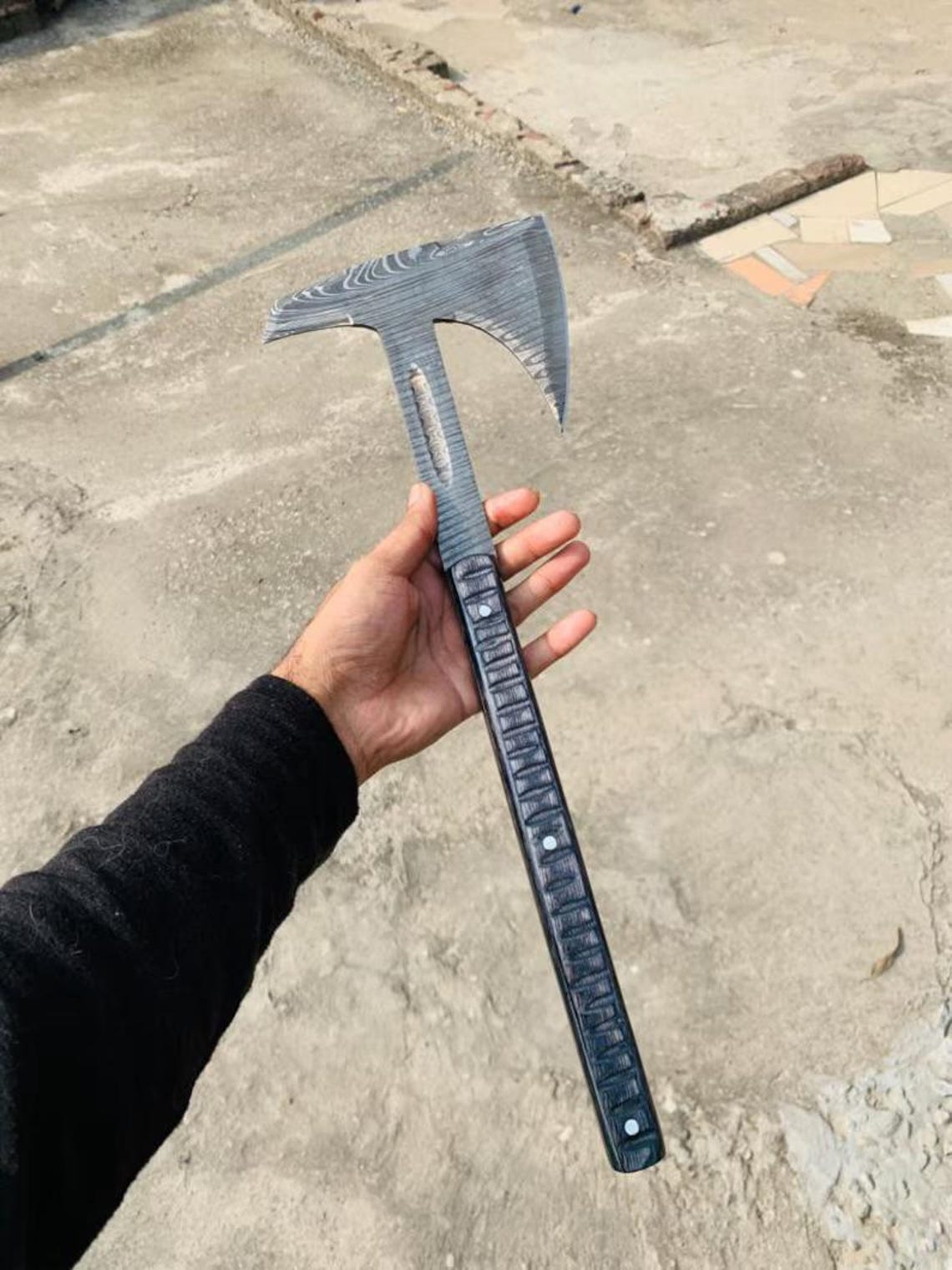Handcrafted Tomahawk Axe | Full Tang Axe | Camping Small Axe | Viking ...