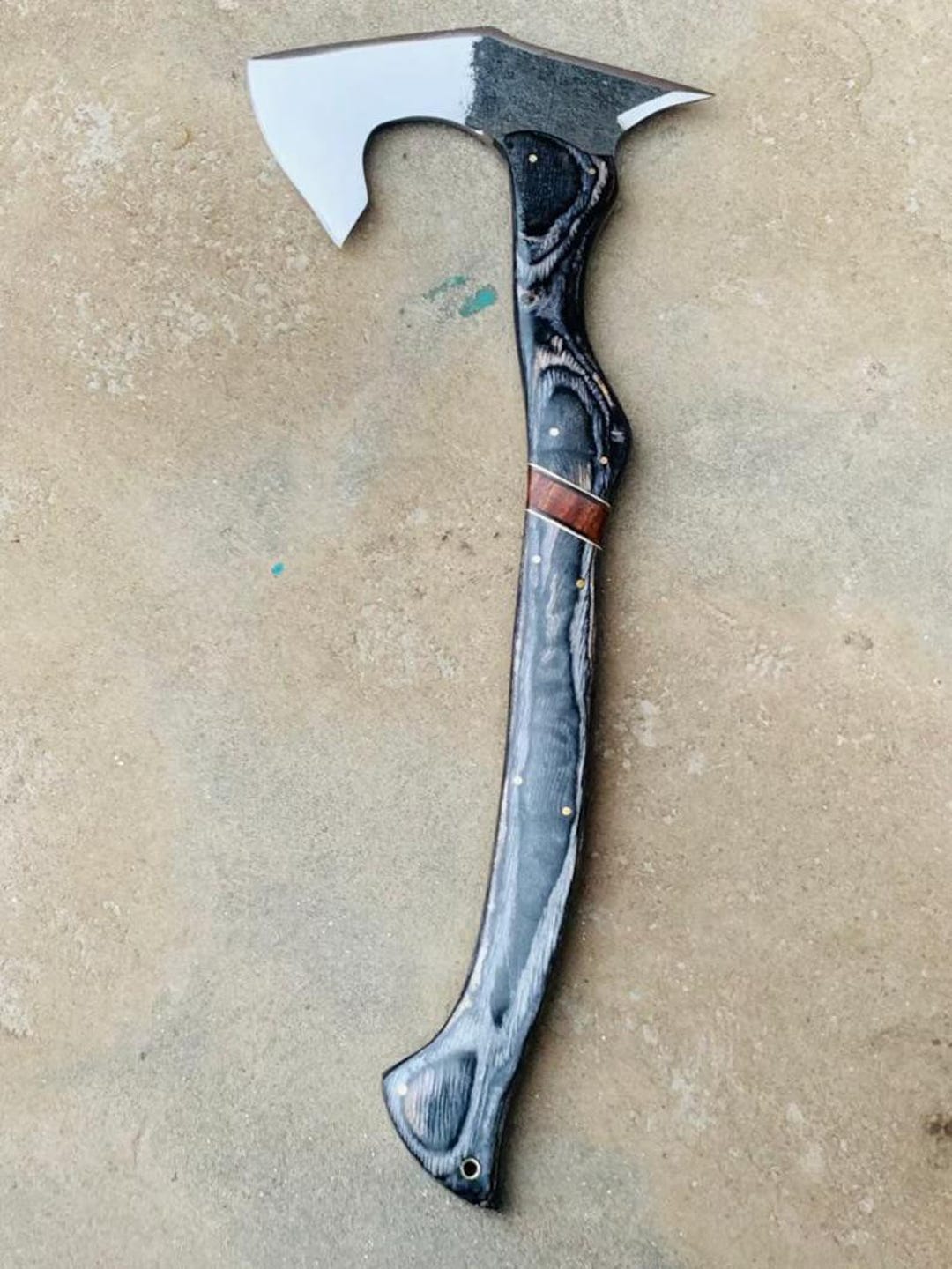 Handcrafted Tomahawk Axe | Full Tang Axe | Camping Small Axe | Viking ...