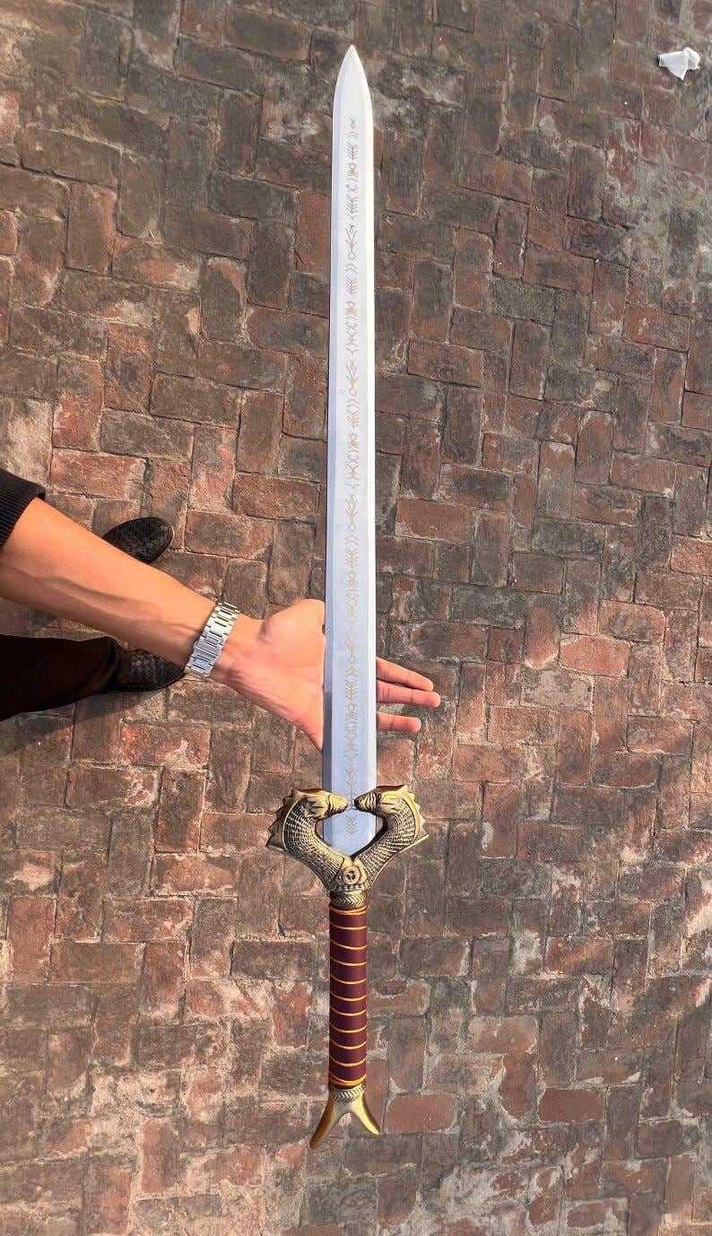 Handmade Wonder Woman God Sword Replica Medieval /viking Valhalla Sword ...