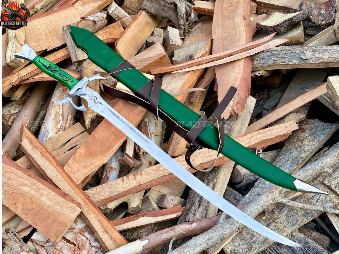 Handmade Wheel of Time Heron Mark Sword Replica: High Carbon Steel ...