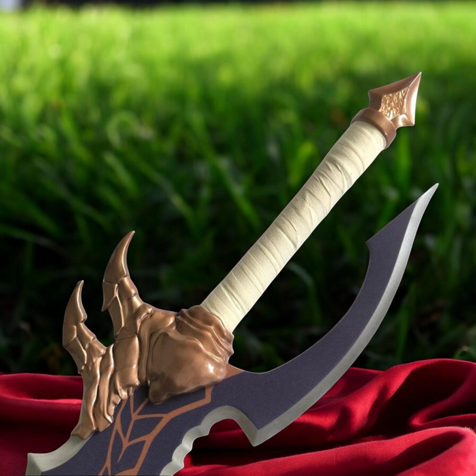 Solo Leveling Kasaka’s Venom Fang Daggers | Handcrafted Metal Blunt ...