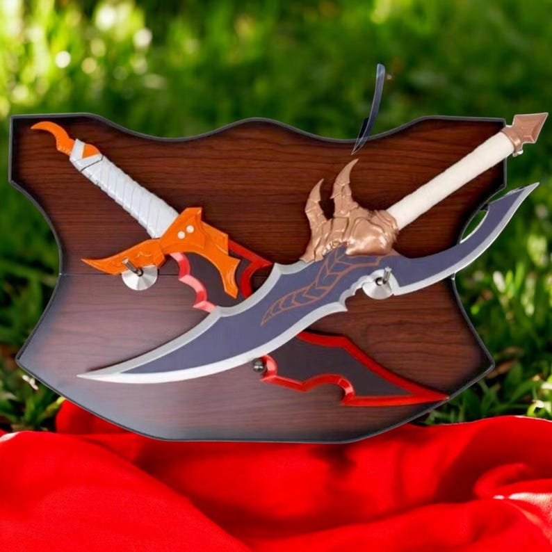 Solo Leveling Kasaka’s Venom Fang Daggers | Handcrafted Metal Blunt ...