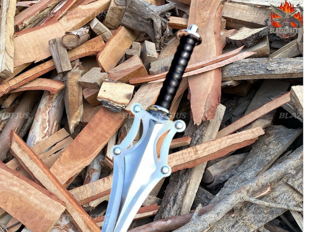 He-man Power Sword Replica: High-carbon Steel Cosplay Prop With Leather ...