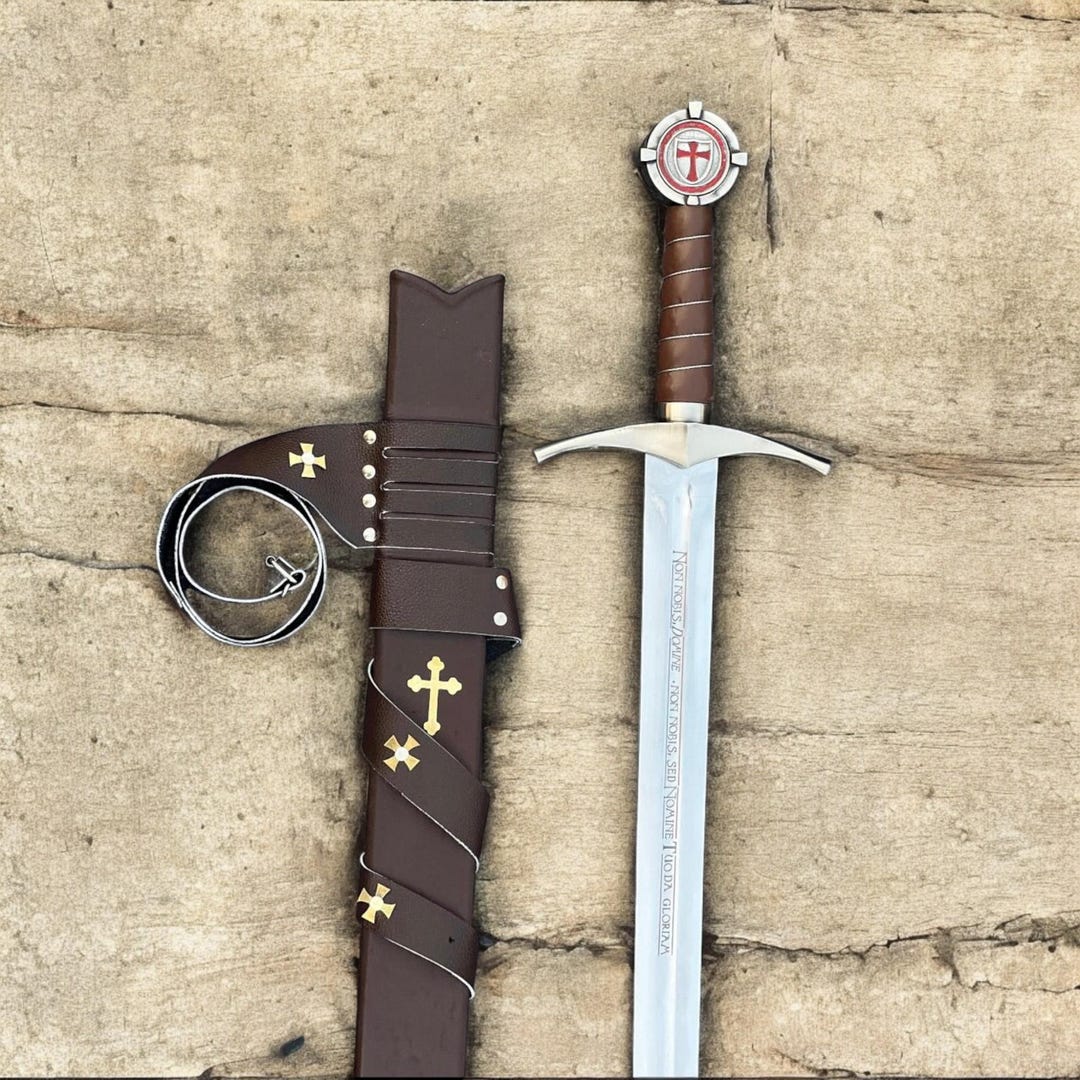 Accolade Sword | Stainless Steel Medieval Knight Replica (36 Inch) - Etsy