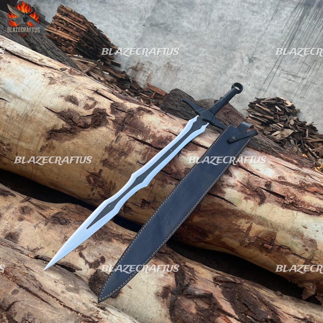 Handmade Dragon Bone Sword Replica | 36-inch Skyrim Fantasy Sword ...