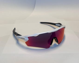 White & Blue Sports Sunglasses - EV Radar Style, Radar Path Style UV400 ...