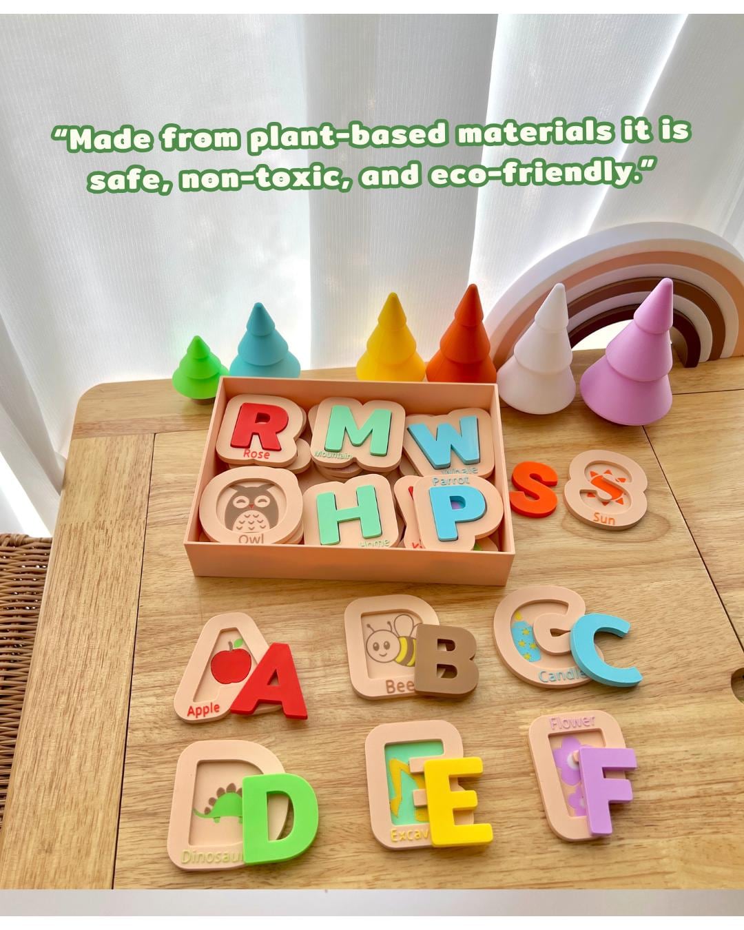 ABC Alphabet Puzzle - Learn Letters Through Play - Etsy