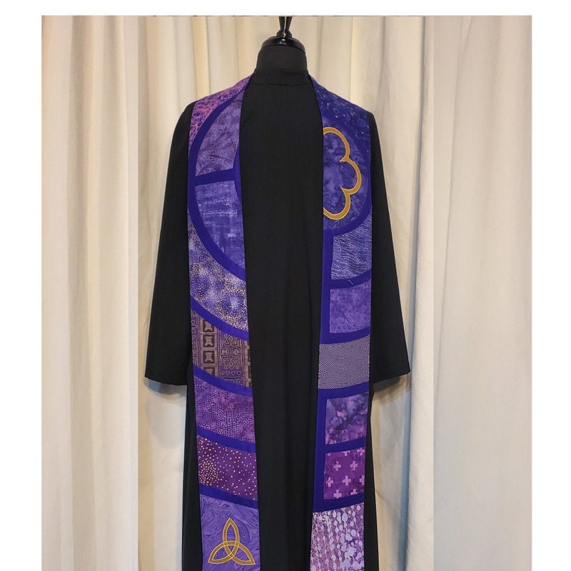 Purple Clergy Stole - Etsy