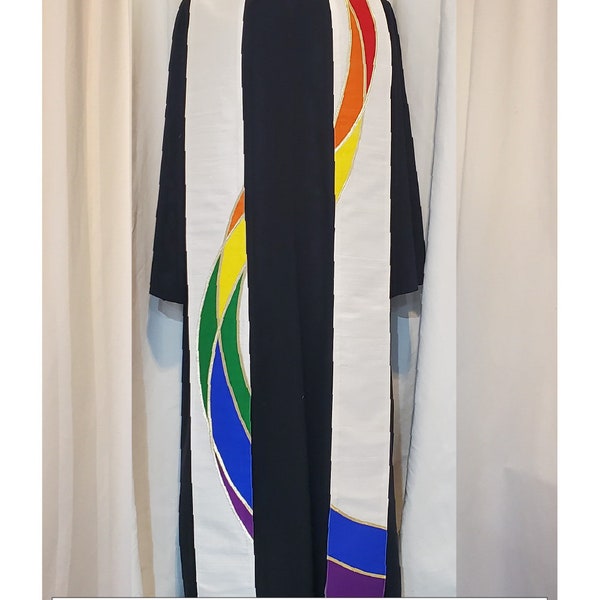Rainbow Clergy Stole - Etsy