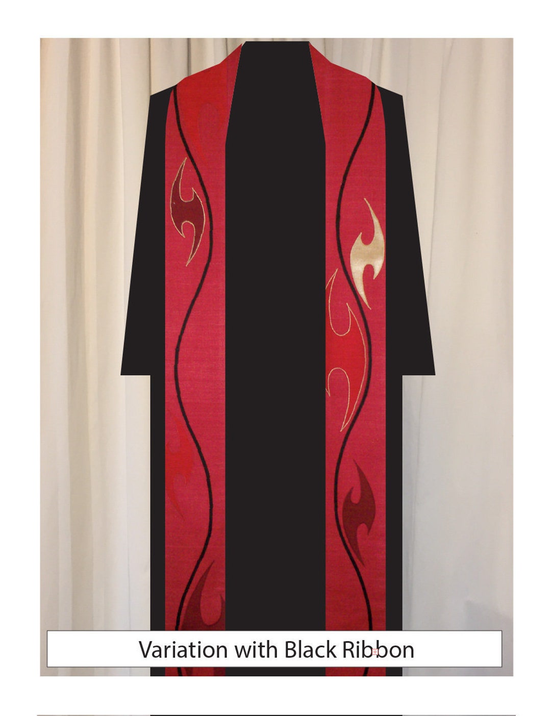 Celtic Flames Clergy Stole - Etsy
