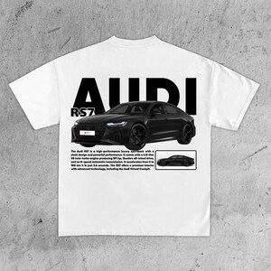 AUDI RS7 Enthusiast Apparel Unisex Car Gift | AUDI Driver Shirt - Etsy