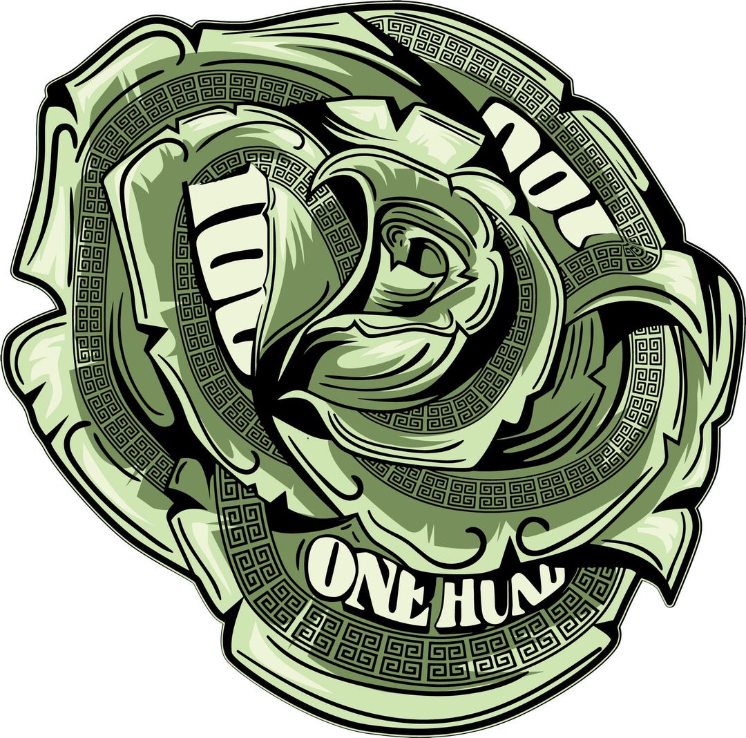 Element Money Rose Digital PNG - SVG - Etsy