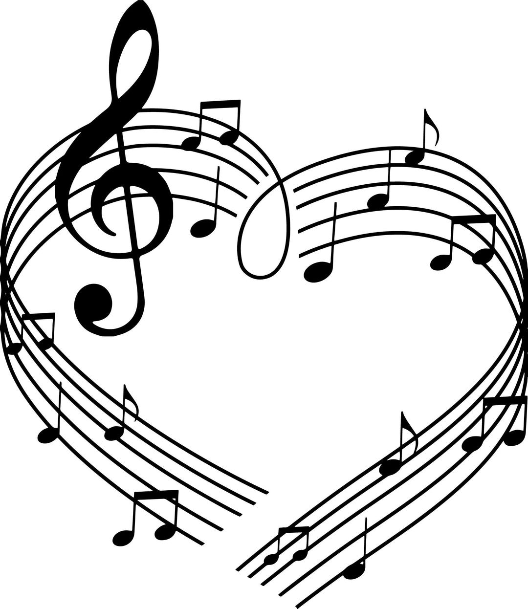 Music Note Digital PNG - SVG - Etsy