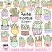 Cactus Clipart Pastel Cactus Png Succulent Clipart Cactus in Pot Png ...