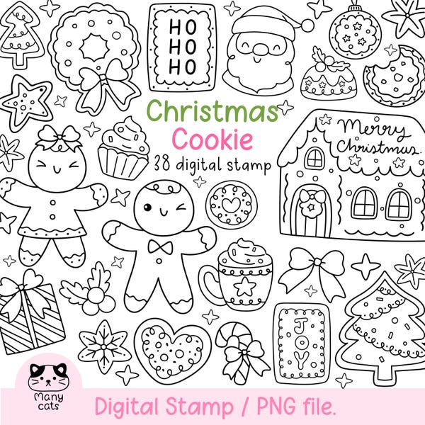 Gingerbread Stamp - Etsy