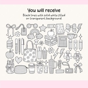 Teacher Stuff Digital Stamp Teacher Life Coloring Education Stamp ...