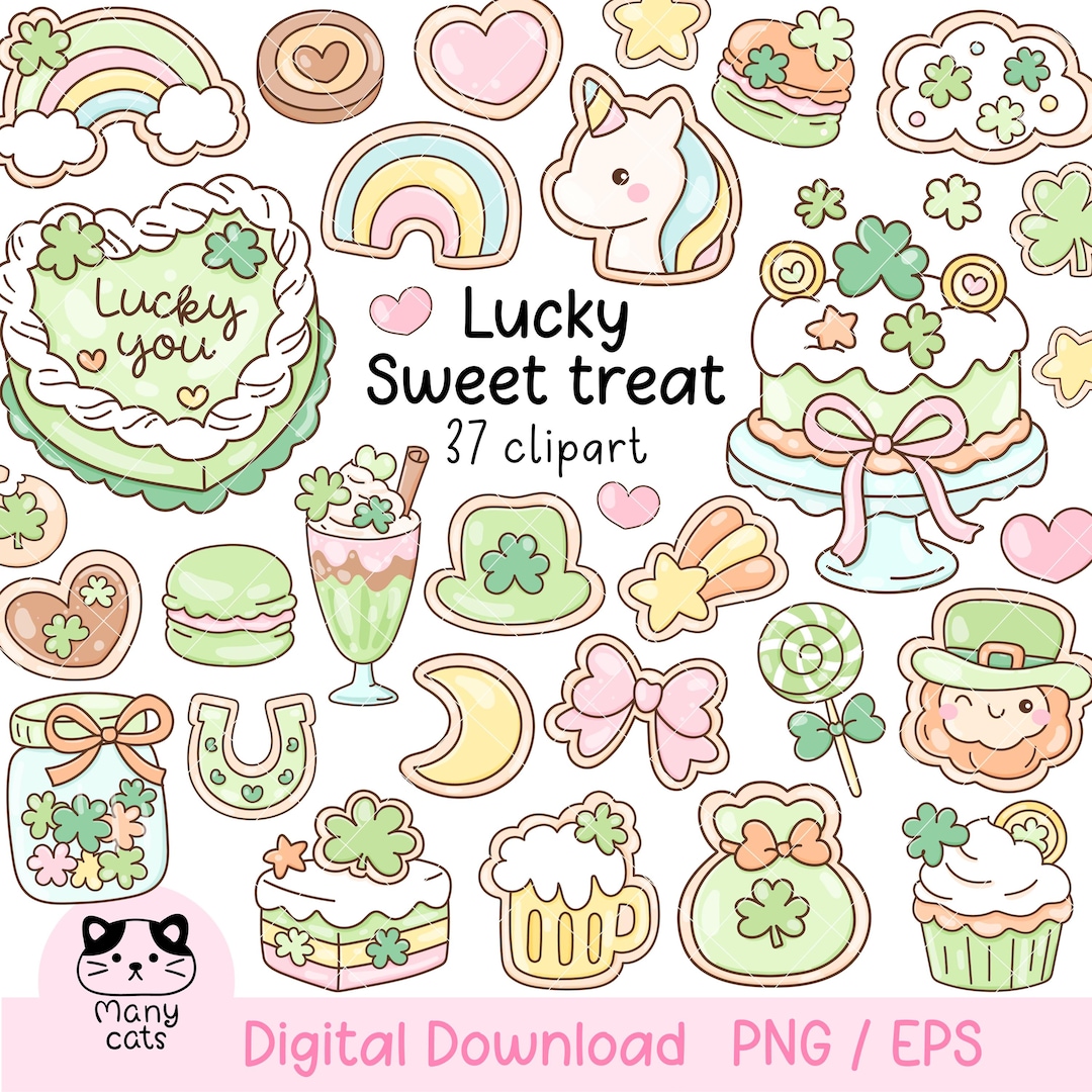 Lucky Sweet Treat Clipart, St. Patricks Day Png, Lucky Charms Png ...