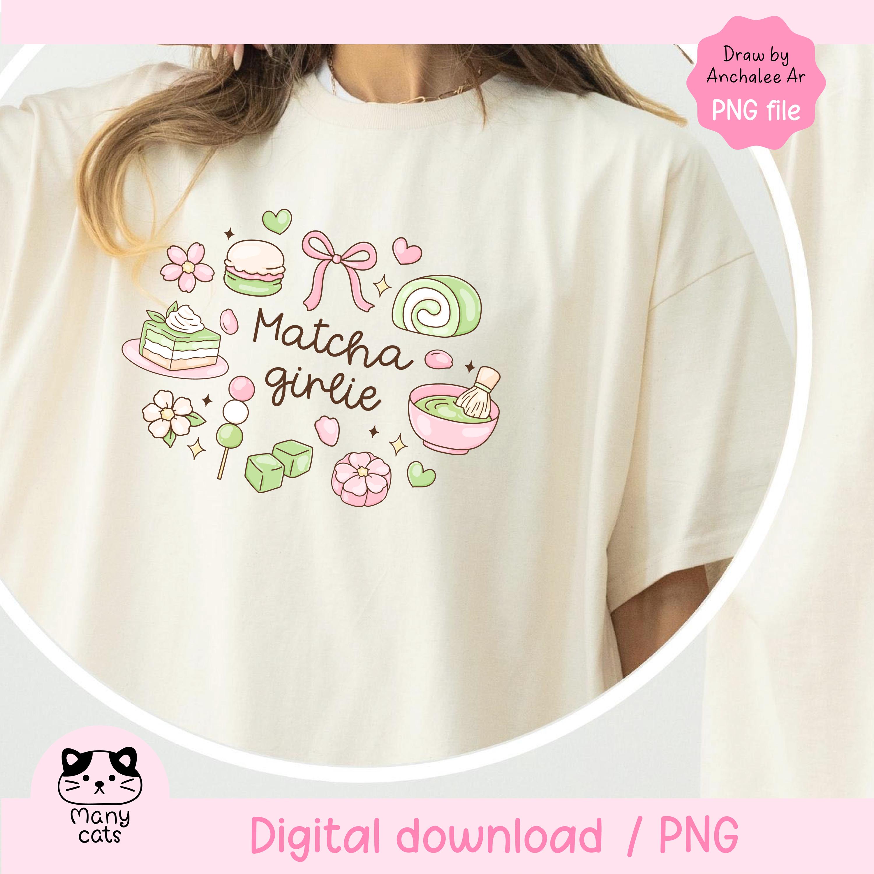 Matcha Girly Png, Coquette Matcha PNG, Trendy Aesthetic, Cute Matcha ...
