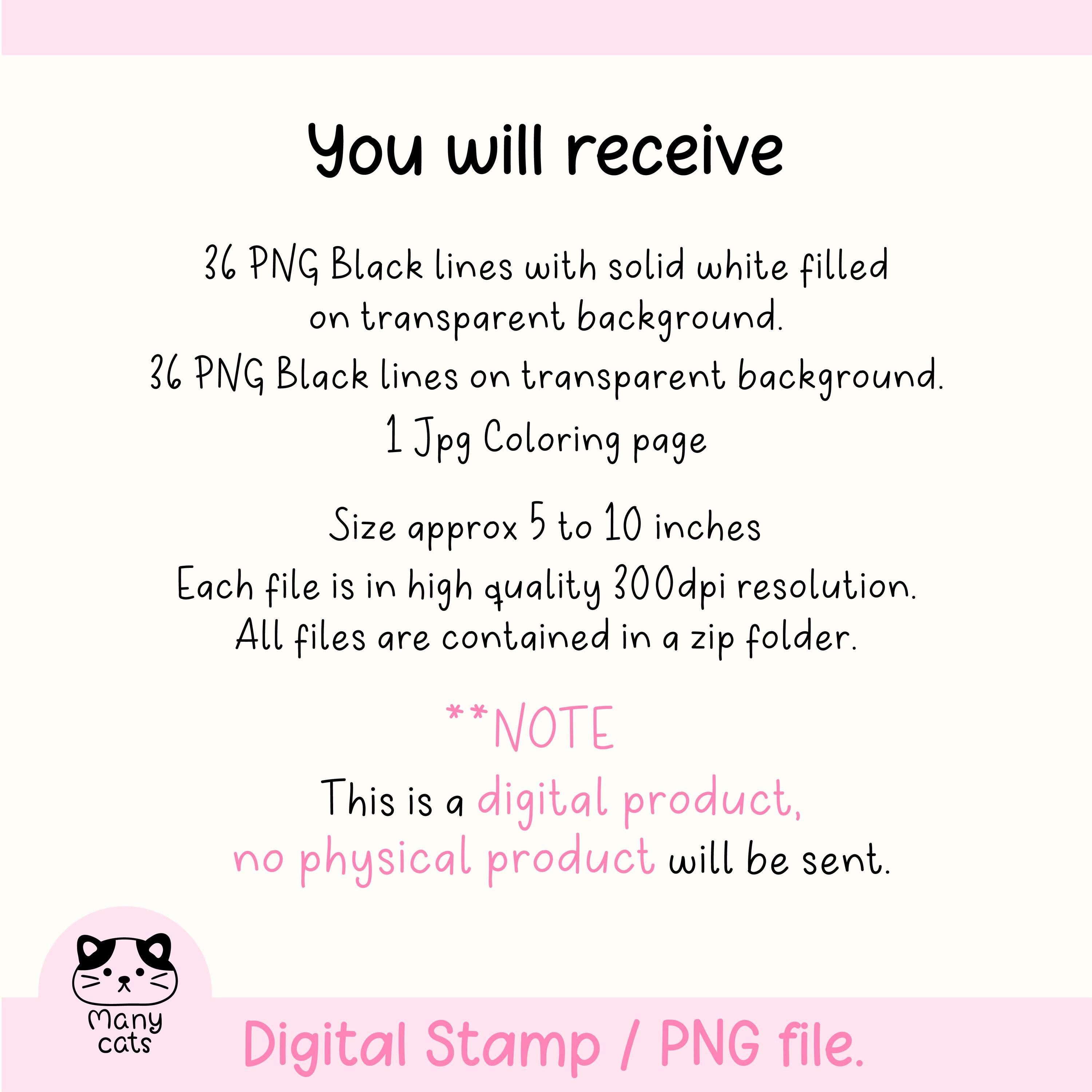 Doodle Spring Cottage Digital Stamp Spring Coloring Png Silly Goose ...